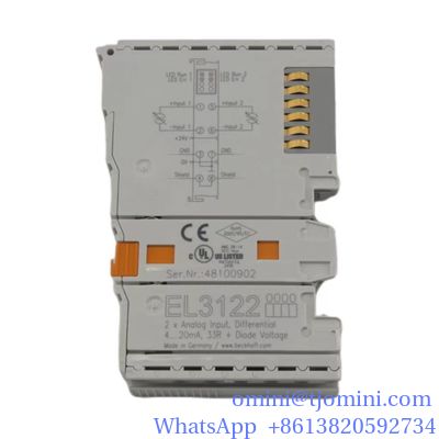 EL3122 EtherCAT terminal module 2-channel analog input | Beckhoff of E.BECKHOFF Product