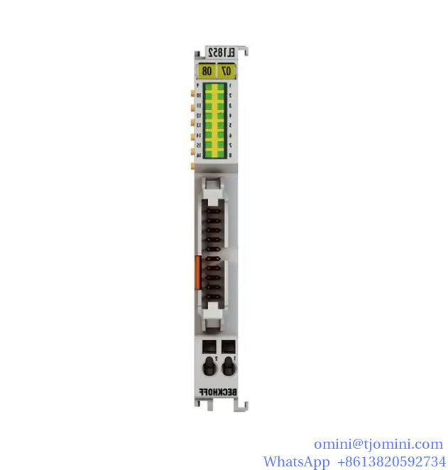 EtherCAT terminal module EL1852 short circuit protection and polarity reverse protection ...