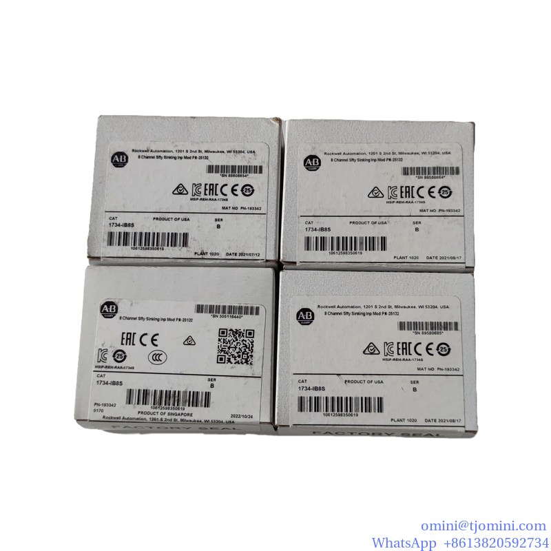 Channel Sfty Sinking DC Input Mod 1734-IB8S Original PLC IN STOCK ...