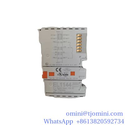 EL1144 bus end terminal for data exchange between the Bus Coupler and ...